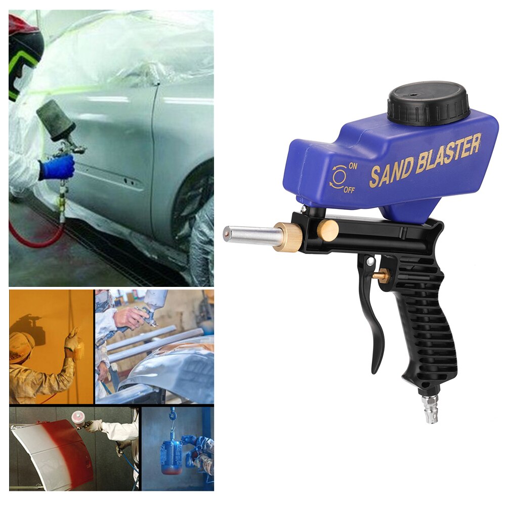Portable Gravity Pneumatic Set Blasting Device Sandblaster Antirust ...