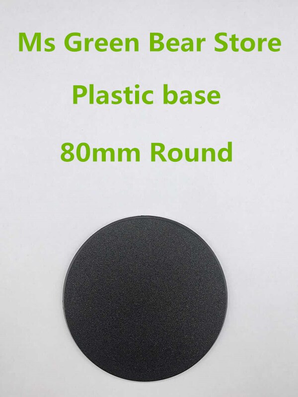 Gbs Plastic Model Base 80Mm Ronde Base – Vicedeal
