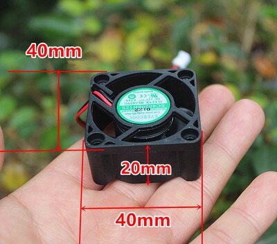 Miniature Fan DC 6V-12V 9V 1.7W 40mm Brushless Fan... – Vicedeal