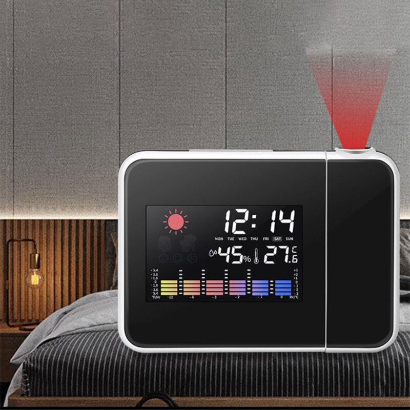 2X Tafel Klok Digitale Wekker Met Projectie Plafon... – Grandado
