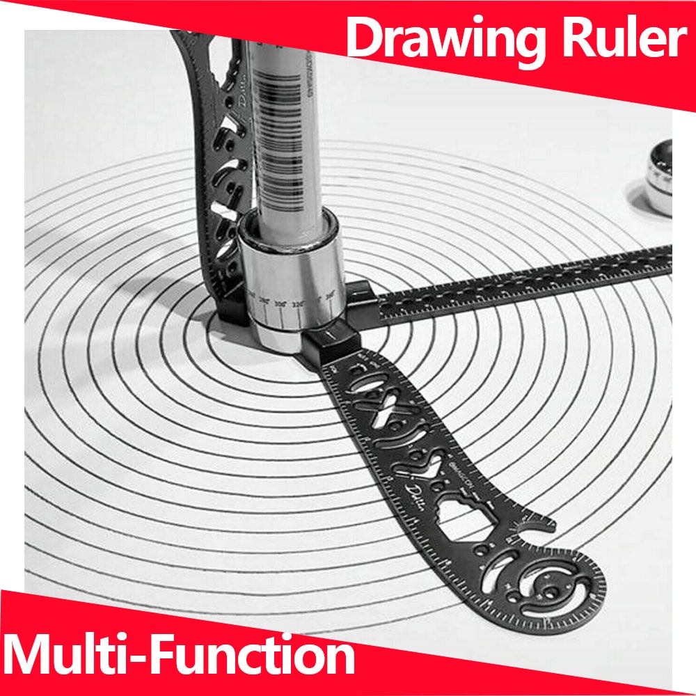 Drawing Ruler Multi-Function Drawing Ruler Curved ... – Grandado