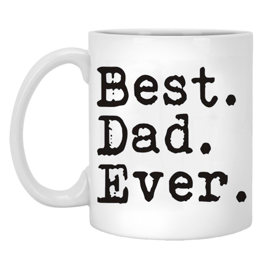 Best Dad Ever 350ml Ceramic Cup Tea Coffee Father ... – Grandado