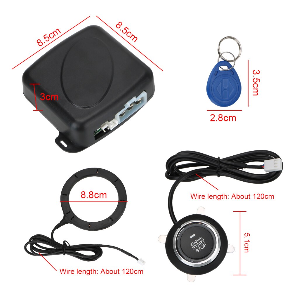 One Start Stop Button Entry Ignition Starter Switc... – Grandado