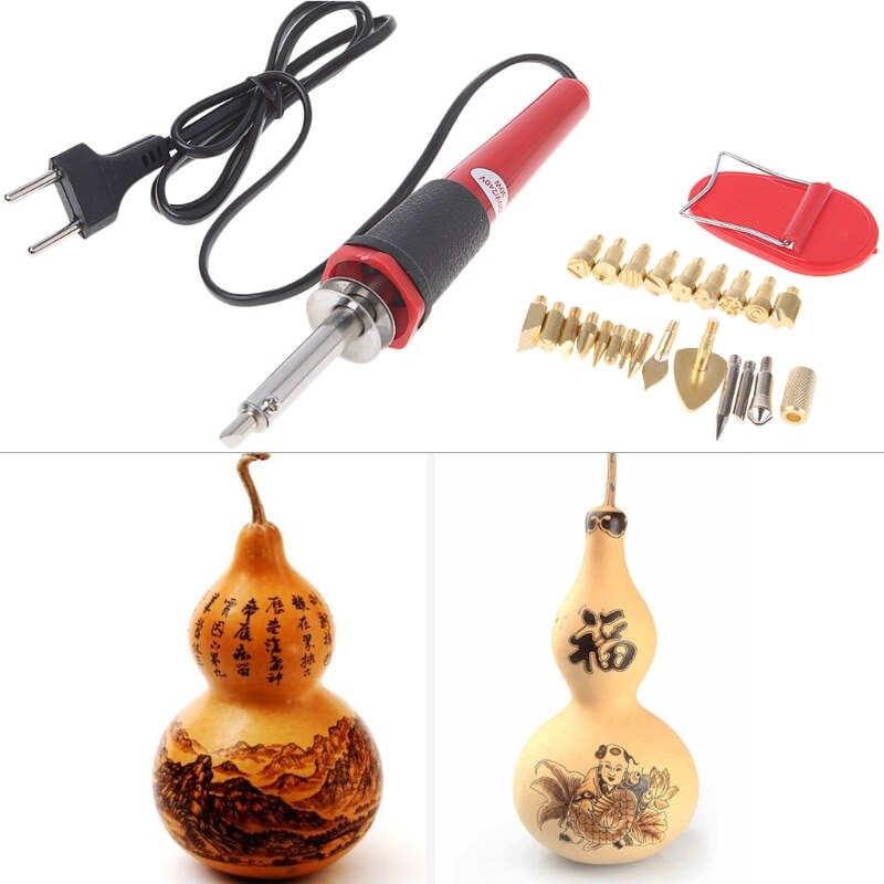 Wood Pyrography Tool Set 110V/220V 40W Wood Burnin... – Grandado