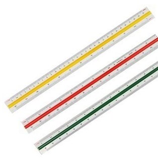 Mitsubishi Scale Ruler Triangle 30cm Trigonous Sca... – Vicedeal