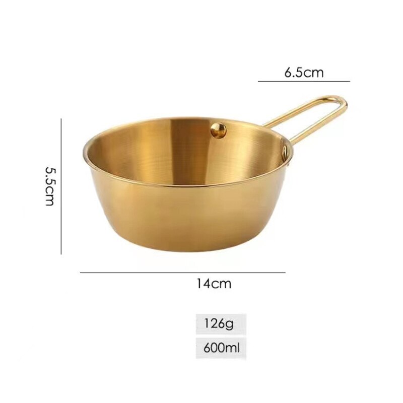 304 Stainless Steel Korean Rice Wine Bowl Rice Bow... – Grandado