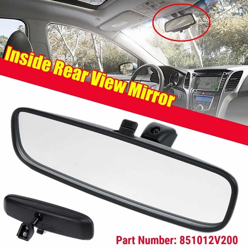 851013X100 Inside Rear View Mirror for Hyundai Son... – Grandado