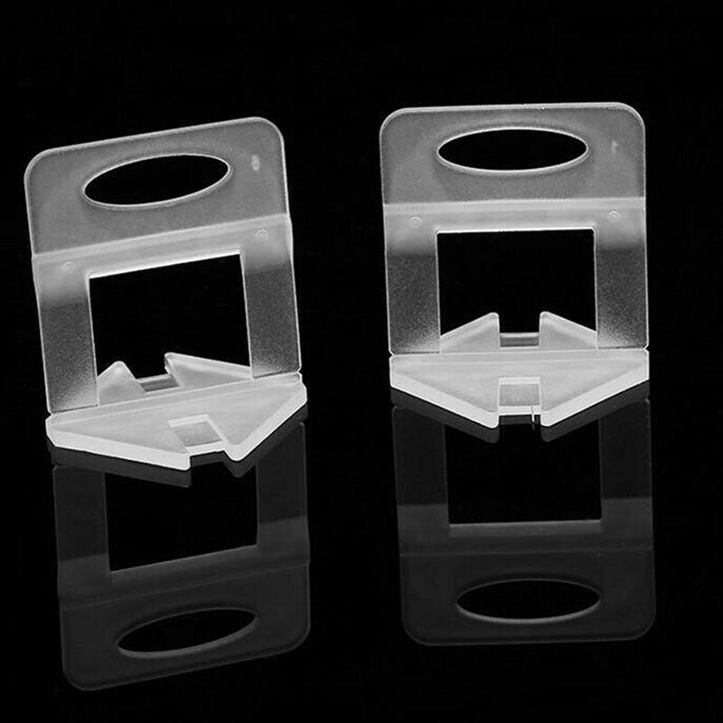 500 x Plastic Tile Leveling Equalizer Spacer Clips... – Vicedeal