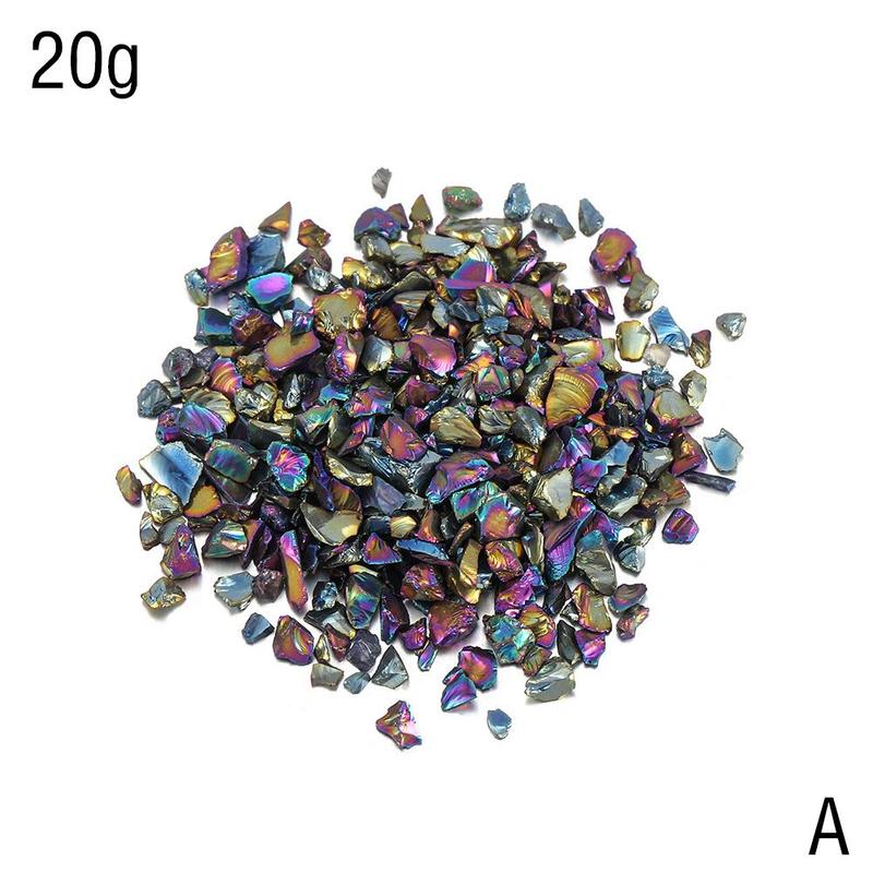 20g DIY Glass Metal Crushed Stone Filler DIY Table... – Grandado