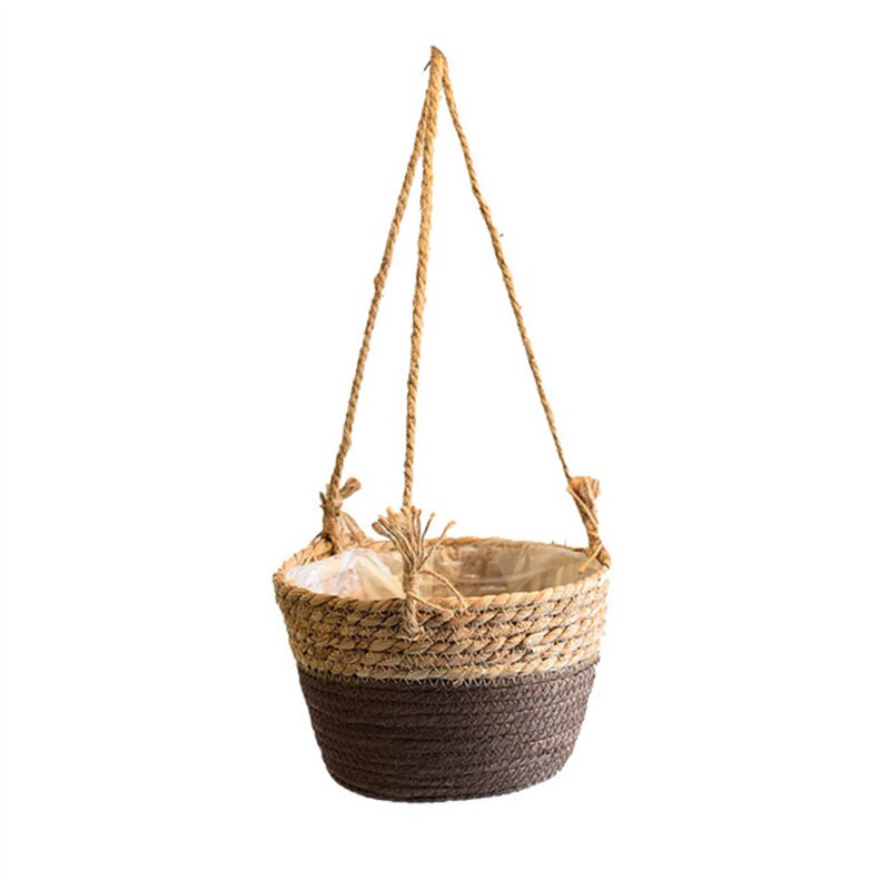 Garden Hanging Planter Macrame Plant Storage Baske... – Vicedeal