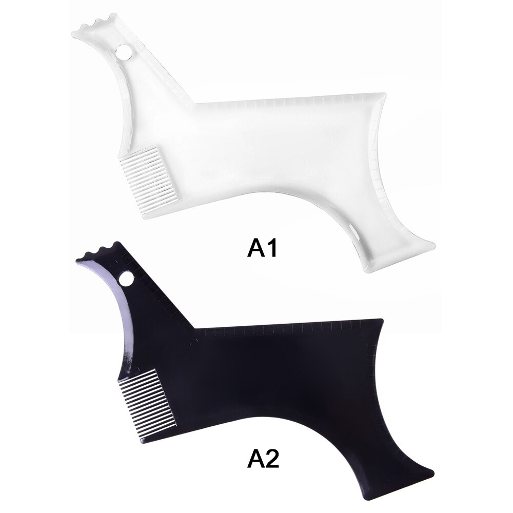 Men Beard Styling Template Beard Comb All-In-One B... – Grandado