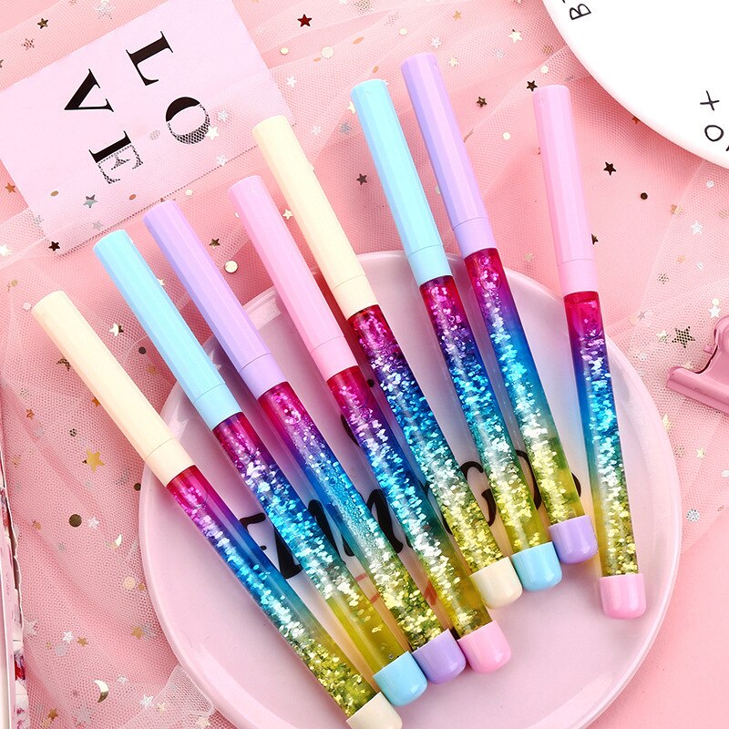 0.5Mm Geel/Roze/Paars Inkt Gel Pennen Set Vullinge... – Grandado