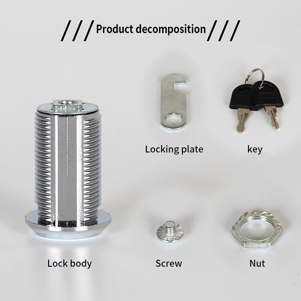 Zinc Alloy Post Drawer Cam Lock Security Cabinet D... – Grandado