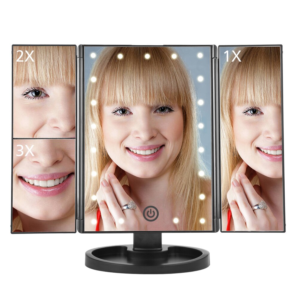 1x 2x 3x 10x Vergrootglas Make-Up Spiegel Mode 22 ... – Grandado