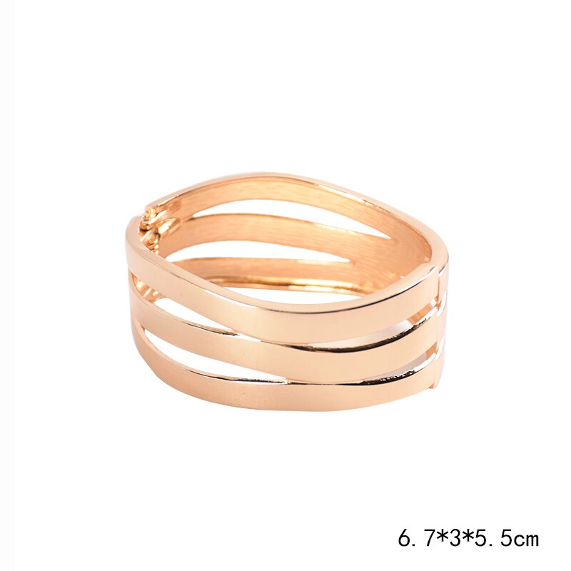 Luxury Gold Line Ceramic Dinner Plate Geometric Di... – Vicedeal