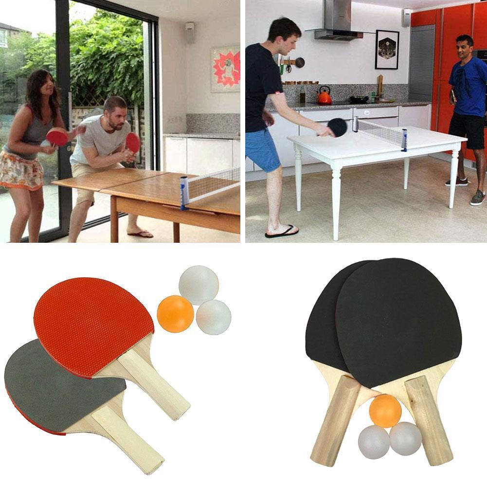 Rubber surface table tennis racket 2 shot 3 ball t... – Grandado