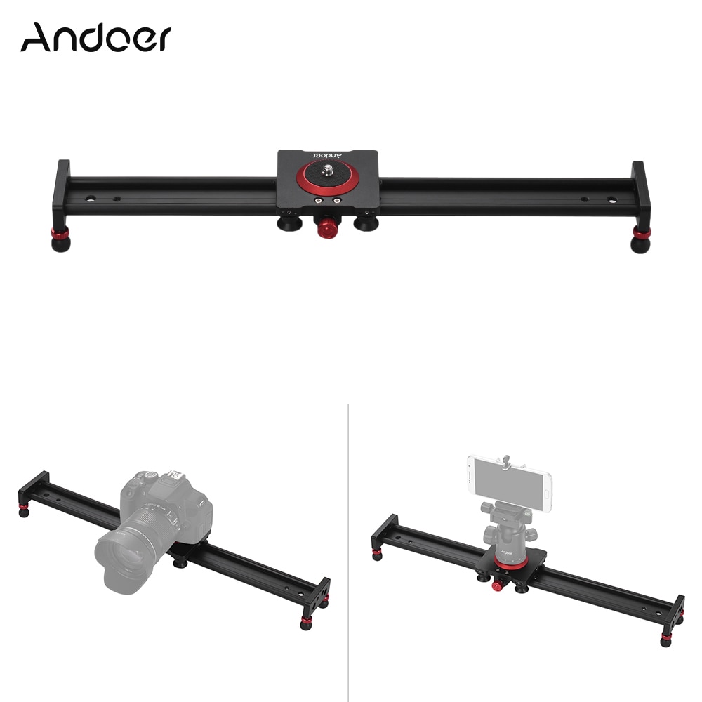 Andoer 20/16/12 inch Aluminium Camera Track Slider... – Grandado