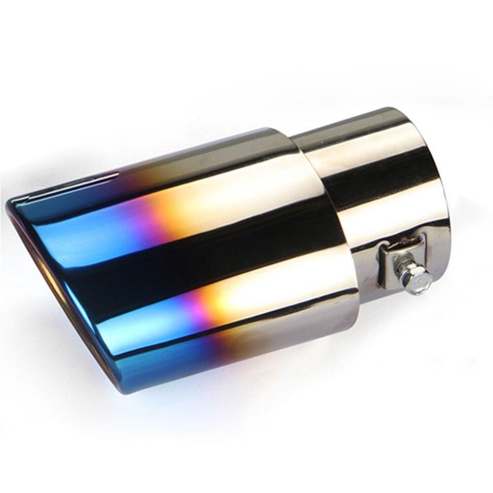 Dsycar 1 Pcs Geroosterde Blue Rvs Auto Uitlaatpijp... – Vicedeal