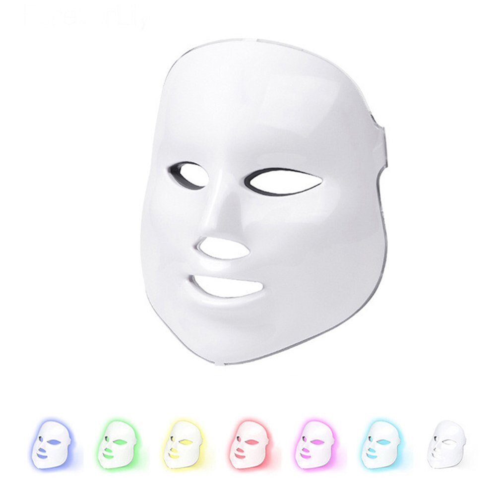 7 Color Led Facial Mask Photon Neck Led Mask Beaut... – Grandado