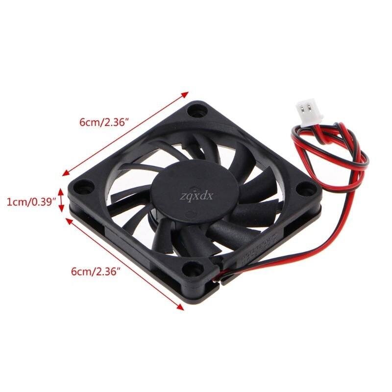 DC 24V 2-Pin Cooling Fan 60x60x10mm PC Computer CP... – Grandado