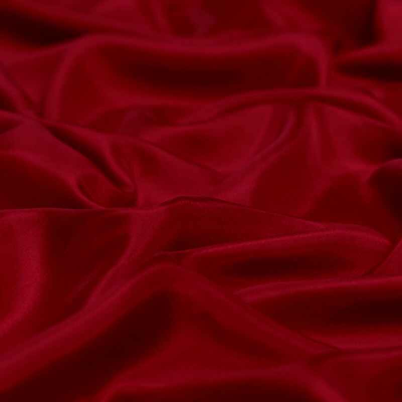 8mm silk habotai fabric scarlet color 114cm width ... – Vicedeal