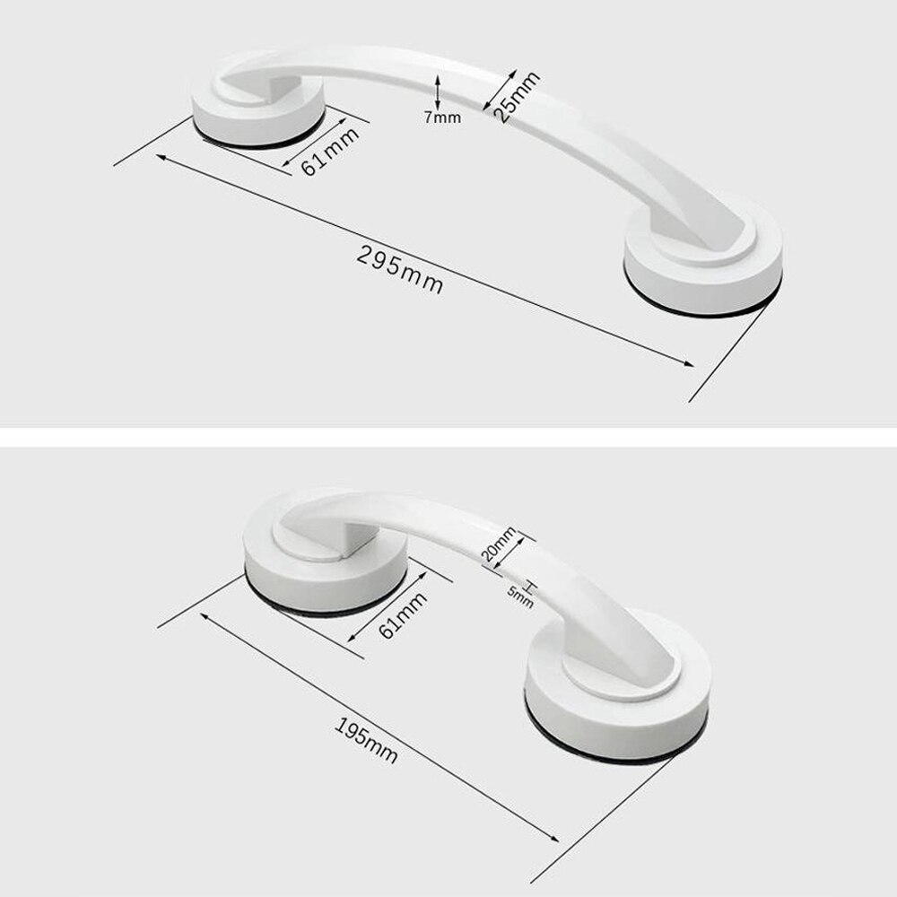 Bathroom Shower Tub Hand Grip Safety Suction Cups ... – Grandado