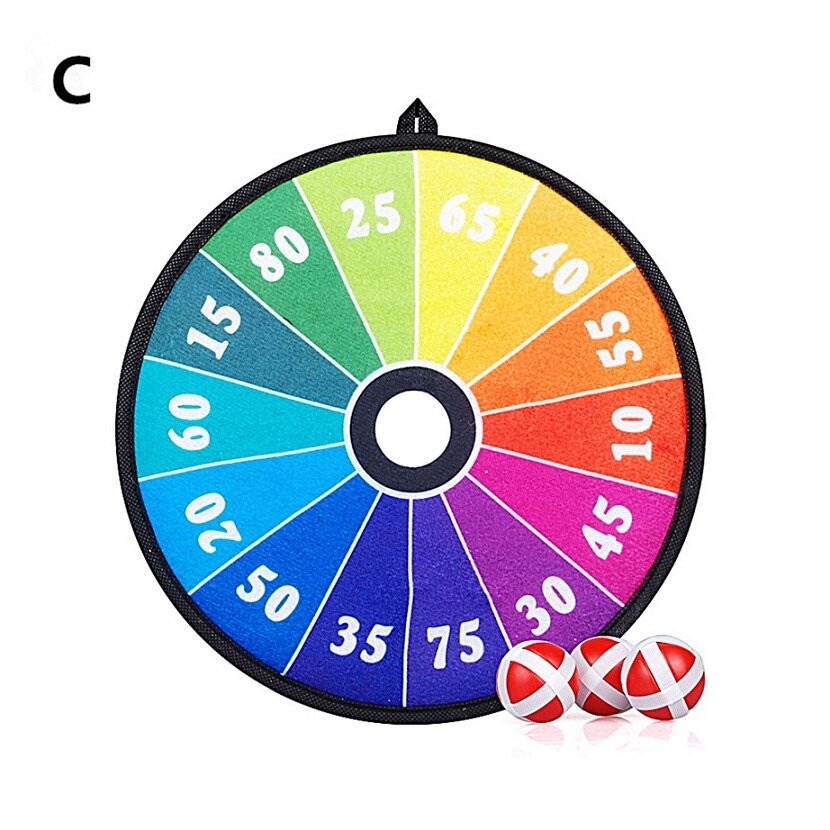 27.5cm Kids Safety Dart Board Sports Toys Sticky B... – Grandado