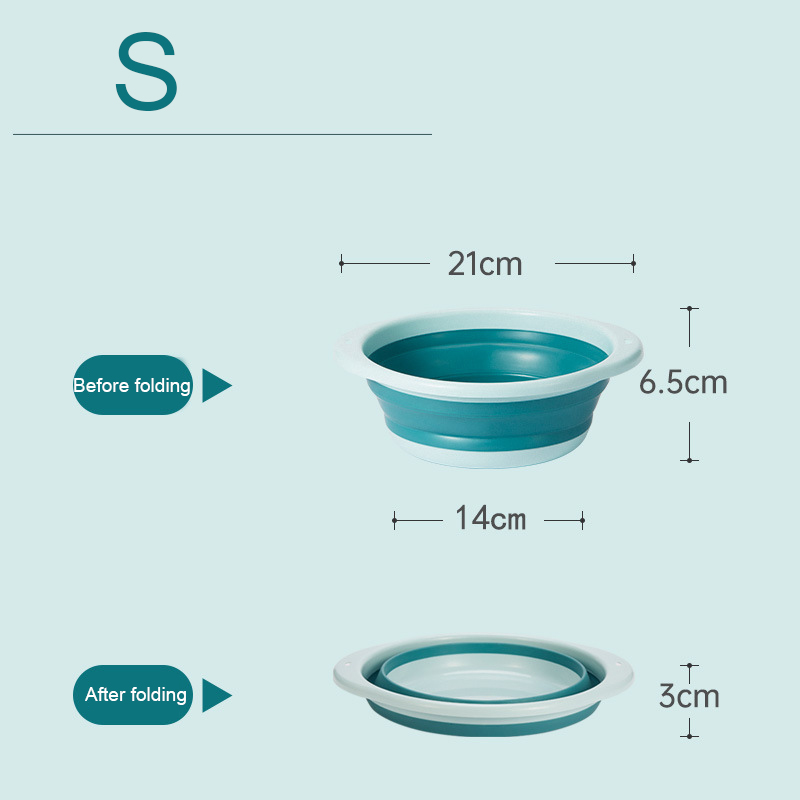 3 Models Multi-purpose Folding Wash Basin Portable... – Grandado