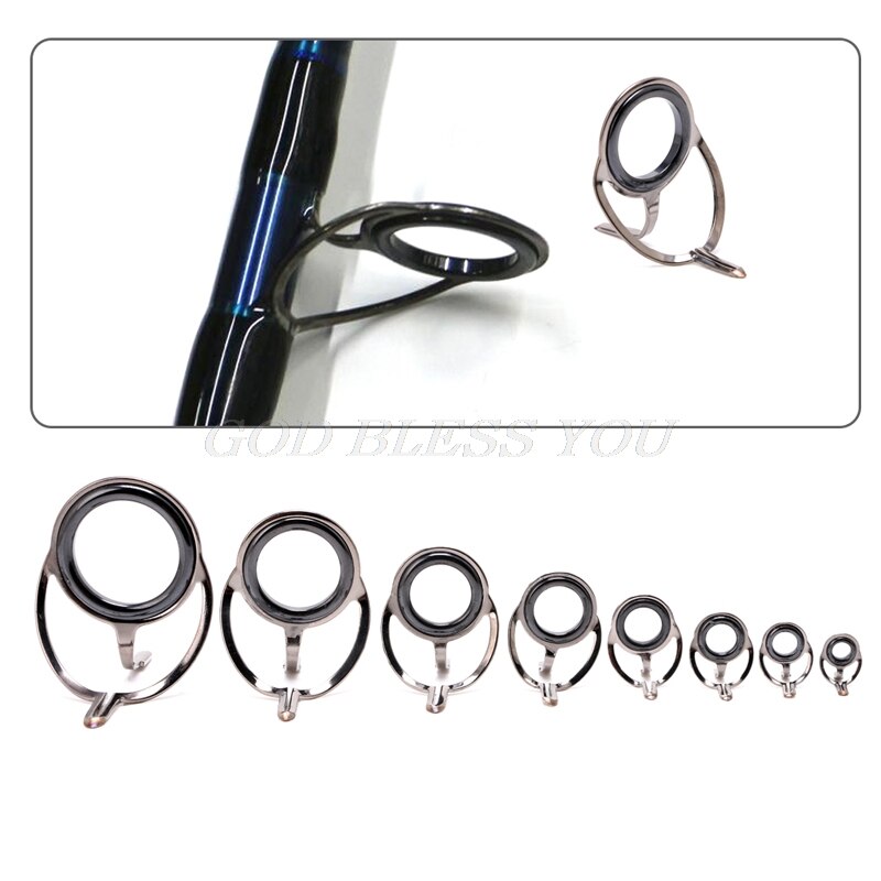 8Pcs 6# - 30# Stainless Steel Eye Rings Fishing Ro... – Grandado