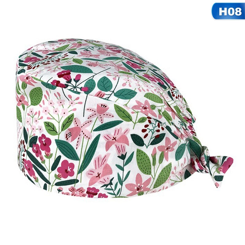 Unisex Surgical Cap Doctor Nurse Cotton Bouffant C... – Grandado