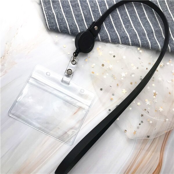 Transparent Staff Identification Name Badge ID Car... – Vicedeal