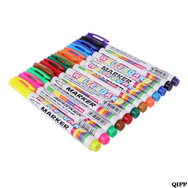 & 12 Colors Whiteboard Marker Non Toxic Dry Era... – Grandado