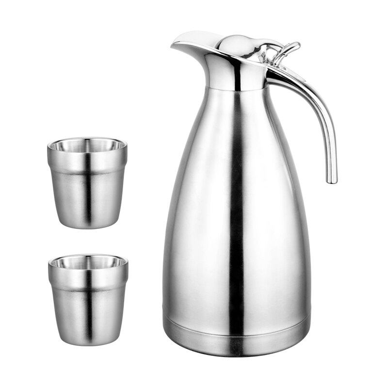 2L Thermos Flask Thermal Water Jug Pitcher Double ... – Vicedeal