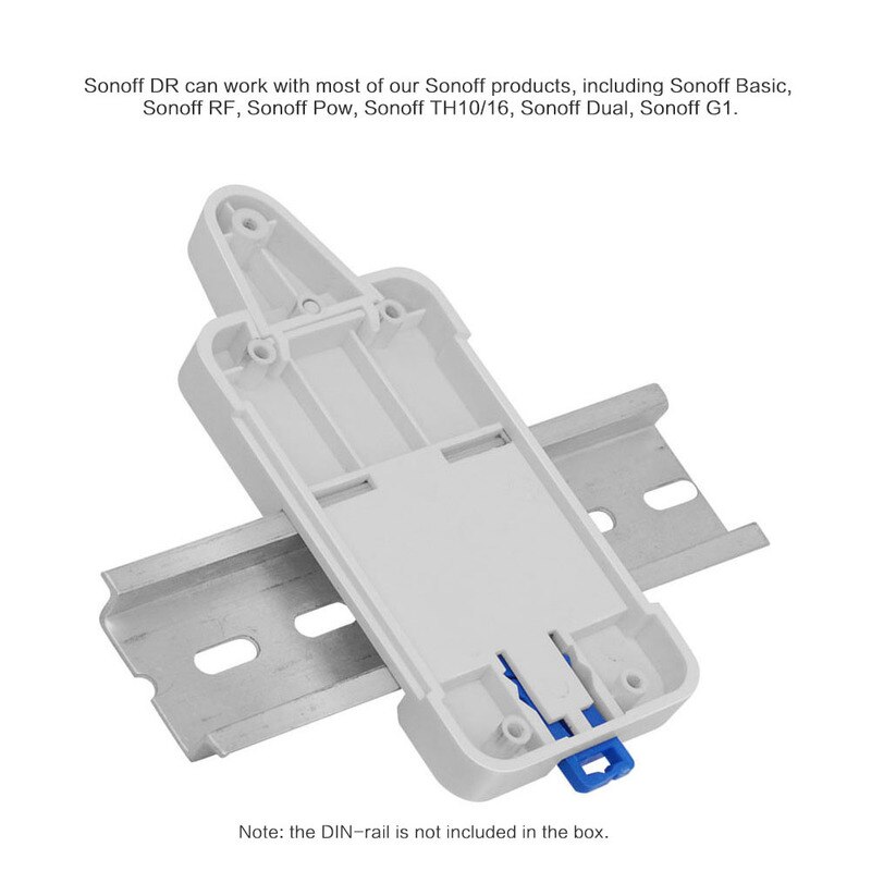 Sonoff DR DIN Rail Tray Adjustable Mounted Rail Ca... – Grandado