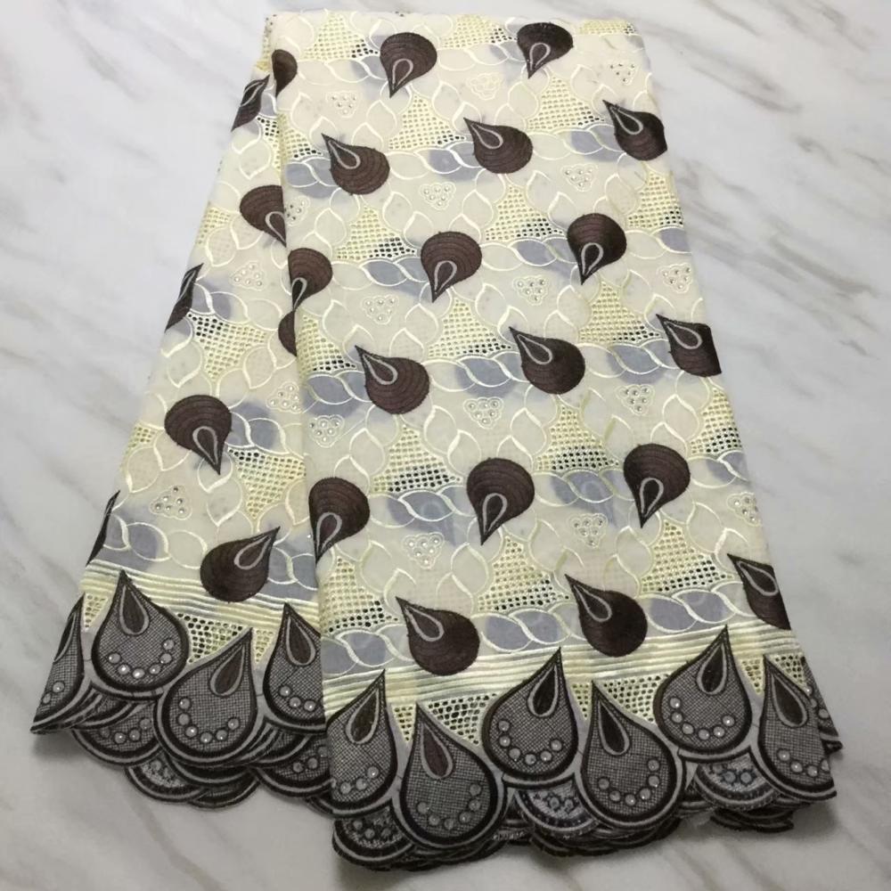 classic swiss lace 100% cotton fabric embroidery w... – Grandado