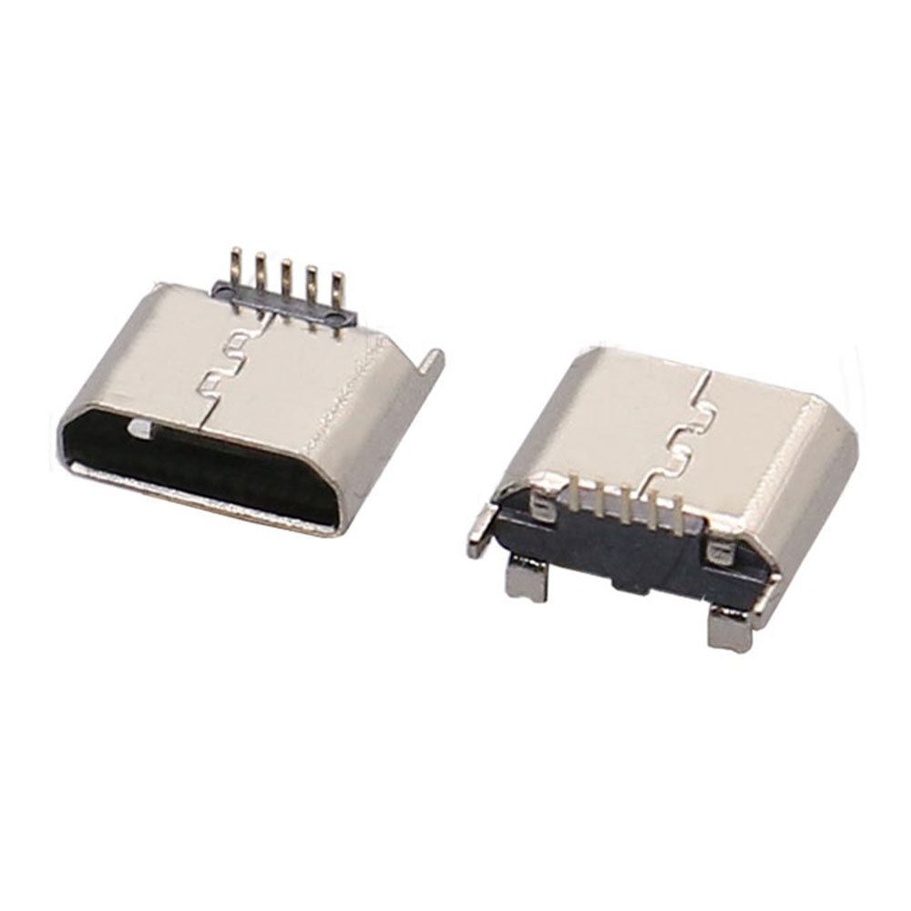 10-100 Uds Micro 5 Pin conector de USB hembra USB ... – Grandado