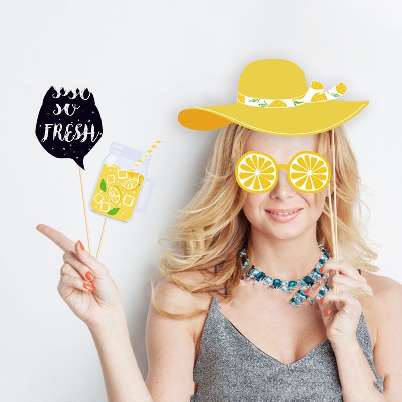 25Pcs Photobooth Summer Lemon Photos Hottest Summe... – Grandado