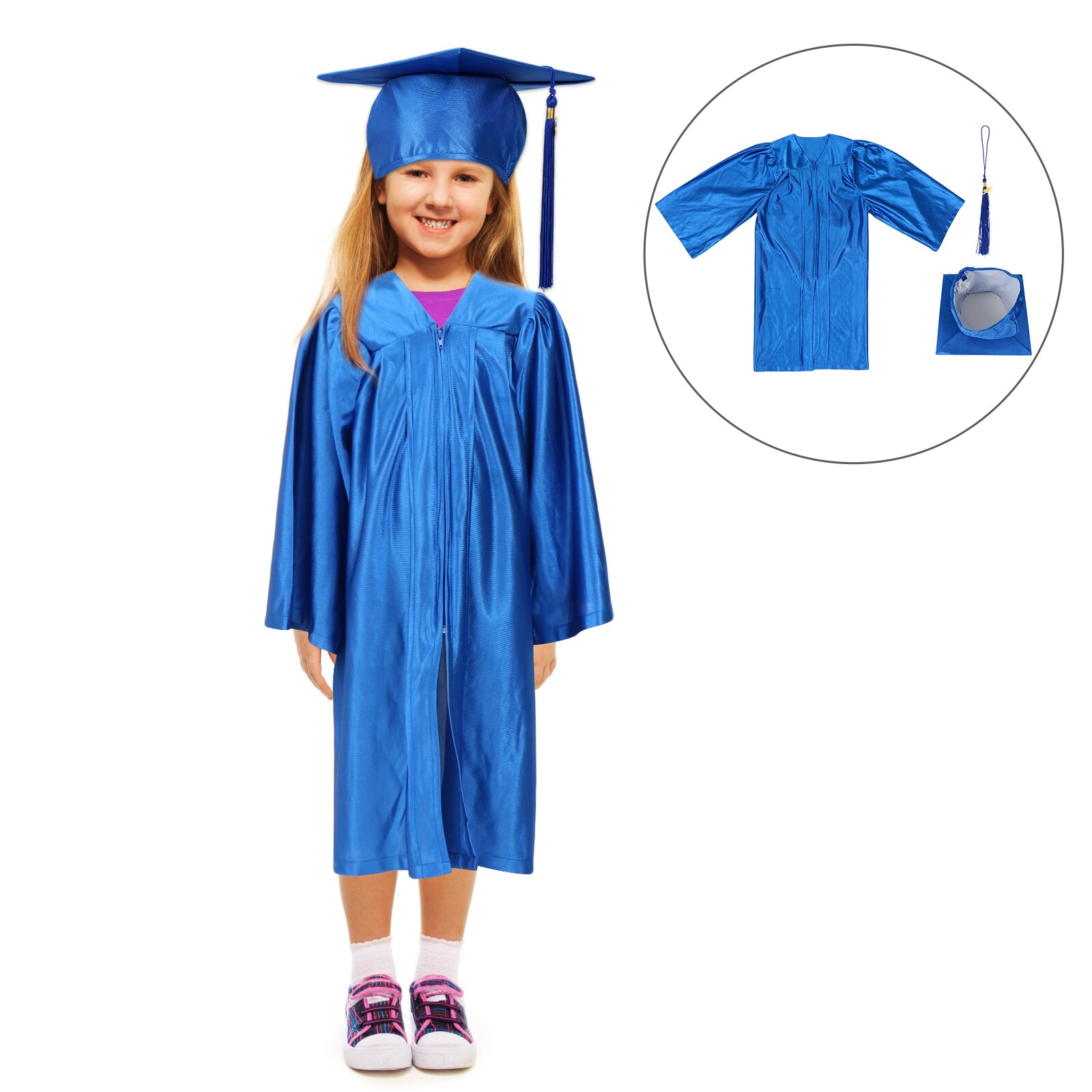 1 Set Child Graduation Gown Set Graduation Celebra... – Grandado