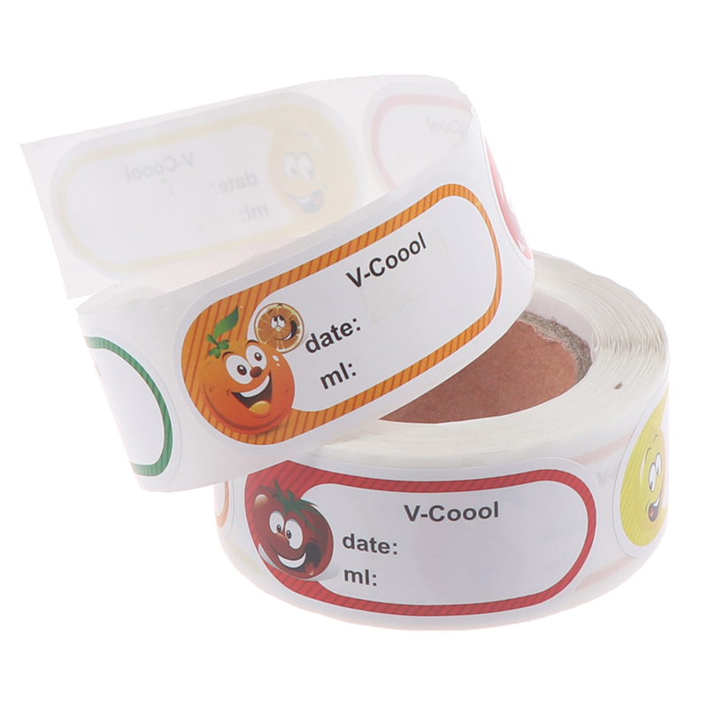 250 Pcs/roll Color Fruit Stickers Labels Kitchen S... – Grandado