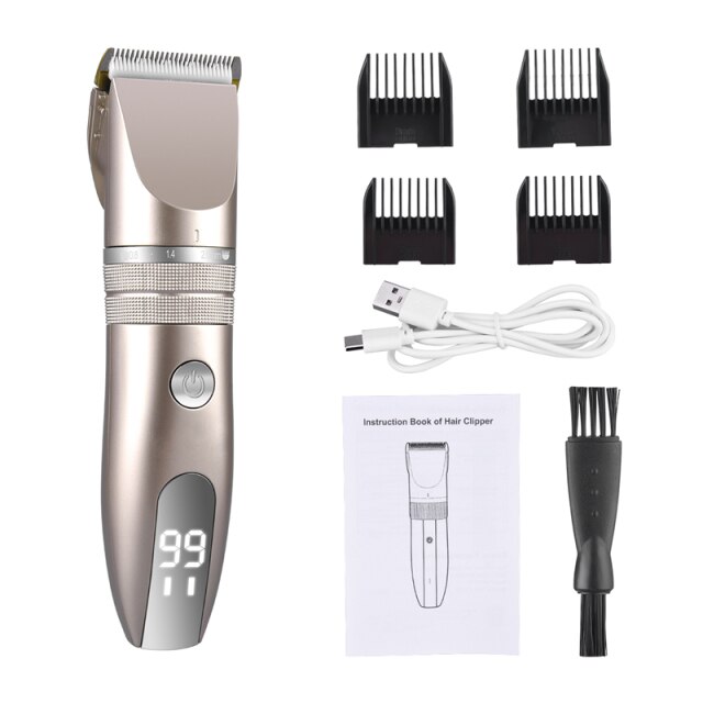 CkeyiN Ceramic Electric Hair Clipper Low Noise Hai... – Grandado