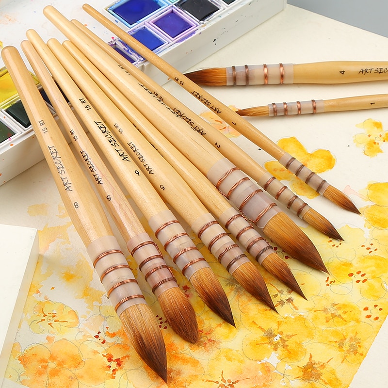 1Piece Nylon Hair Watercolor Paint Brush Pointed A... – Vicedeal