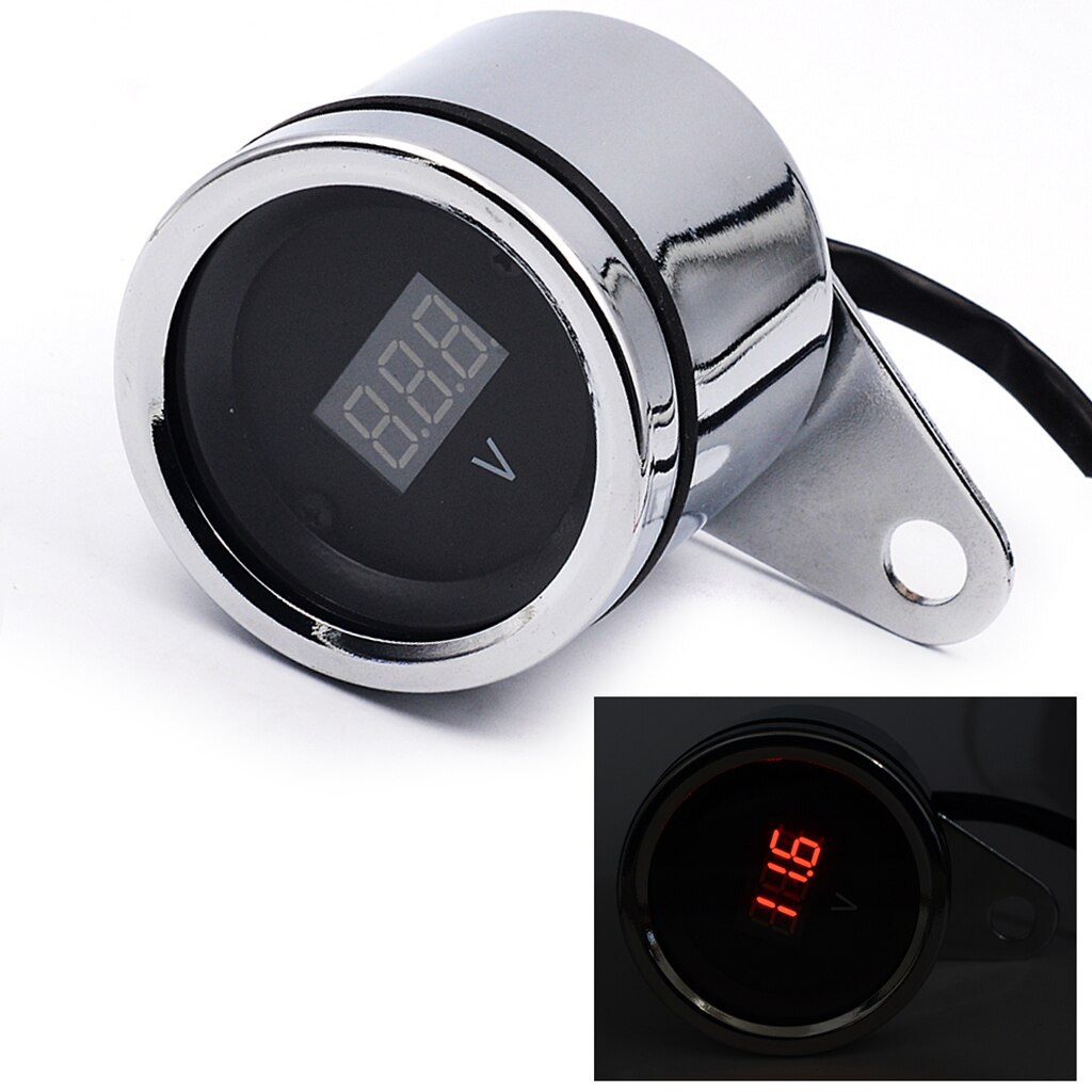 Waterdicht Motorfiets Voltmeter Led Digitale Voltm... – Grandado