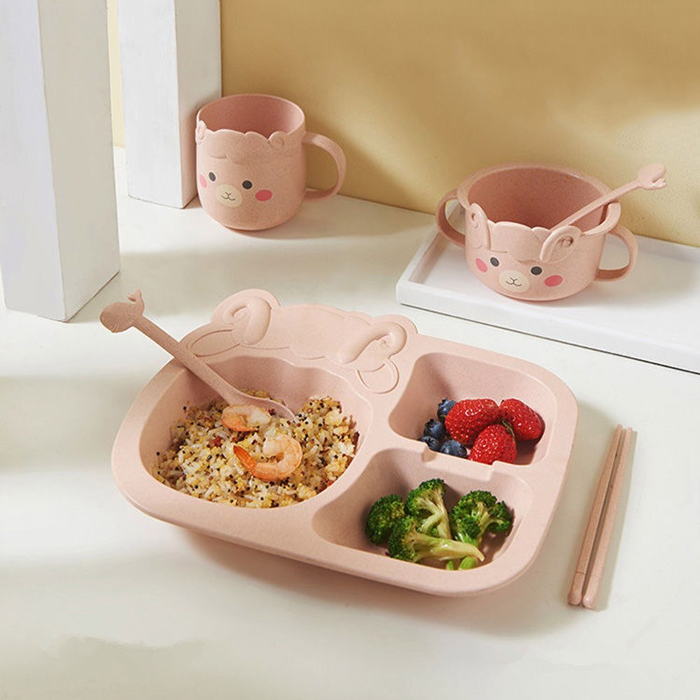 Children Kids Camping Dinner School Lunch Plate Ca... – Grandado