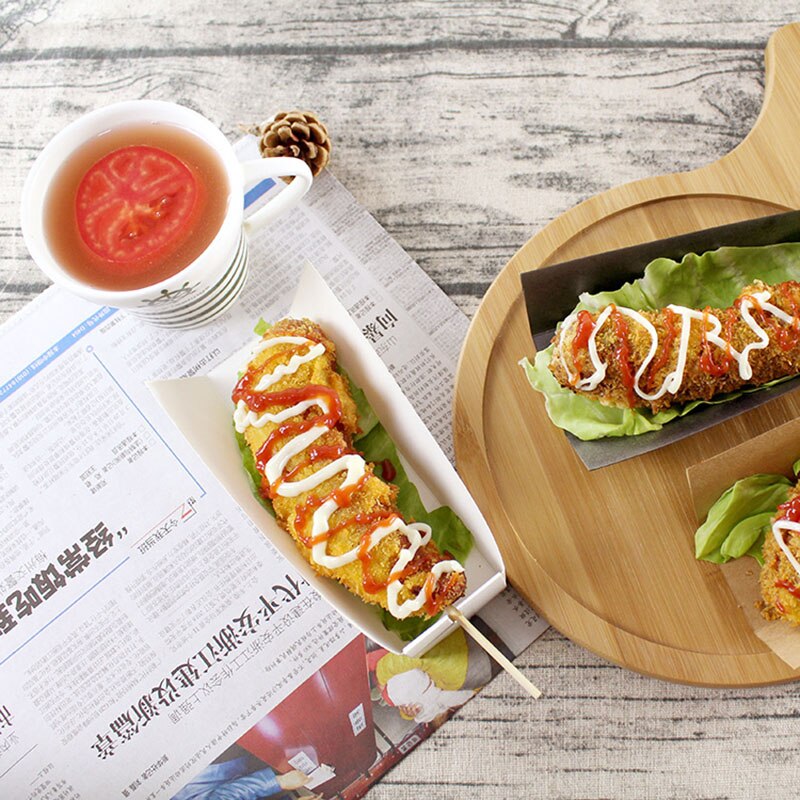 100pcs Disposable Cheese Dog Package Paper Box Dog... – Vicedeal