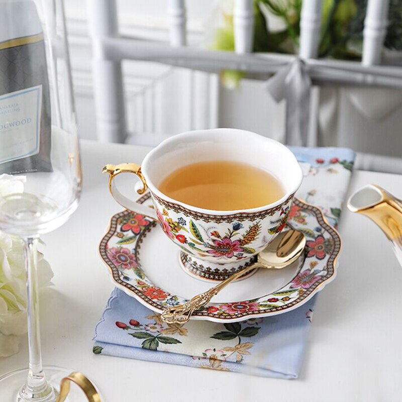 Bone China European Tea Cup Set and Saucer Coffee ... – Grandado
