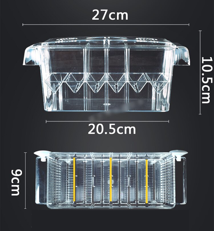 Big Size Acrylic Aquarium Floating Breeding Box 4 ... – Vicedeal