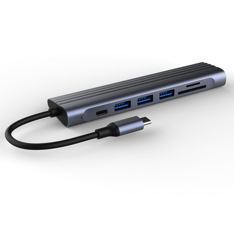 6 in 1 USB C HUB, Docking Station Includes 1XSD + ... – Grandado