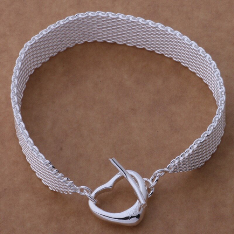 925 Sterling Silver Hollow Strip Net Earrings Brac... – Grandado