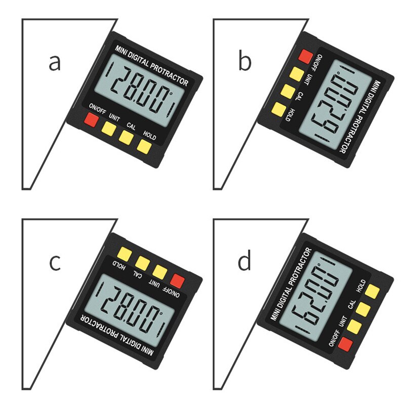 Mini 360 ° Elektronische Goniometer Hoek Measurmen... – Grandado