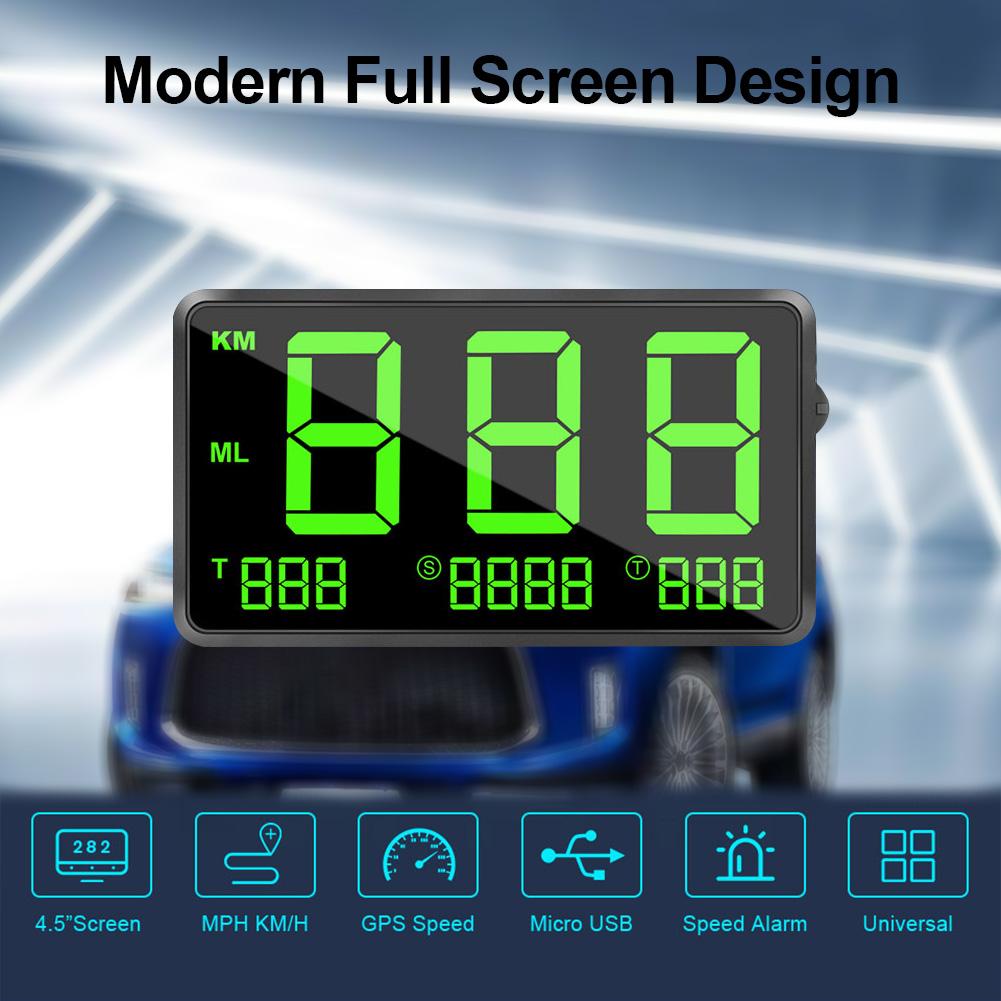 Universal Digital Car HUD Head Up Display GPS Spee... – Grandado